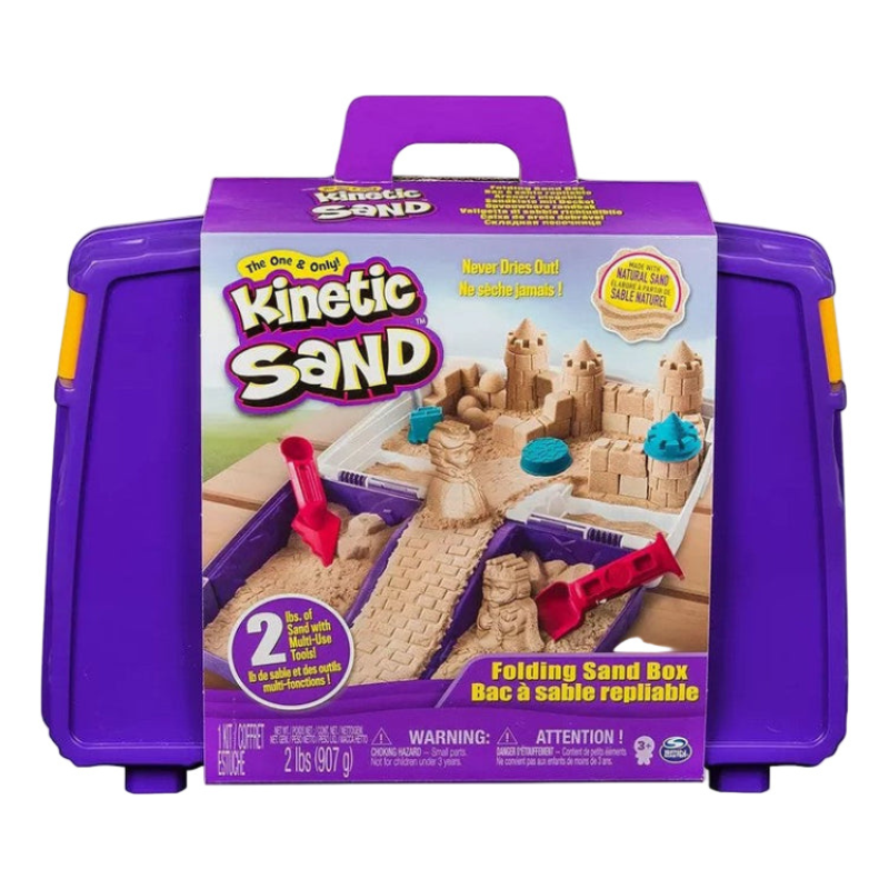 Spin Master - Kinetic Sand | Folding Sand Box – CheckPoint